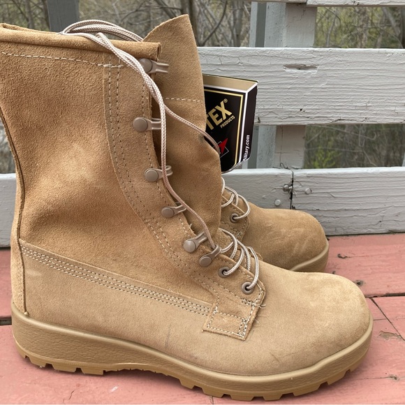 Shoes | Altama Goretex Spe1c117d168 Mens Tan Suede Army Military Combat ...